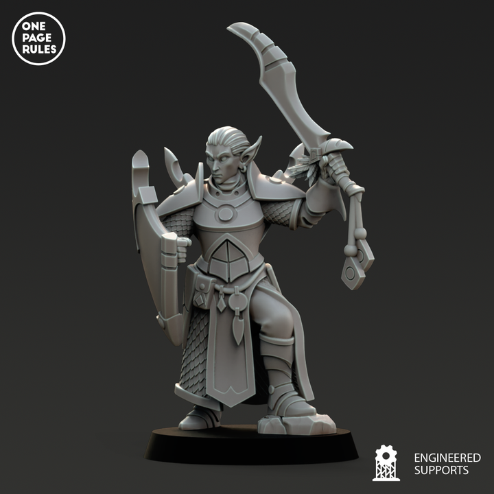 3D Printable Retributors - High Elf Fleets by One Page Rules