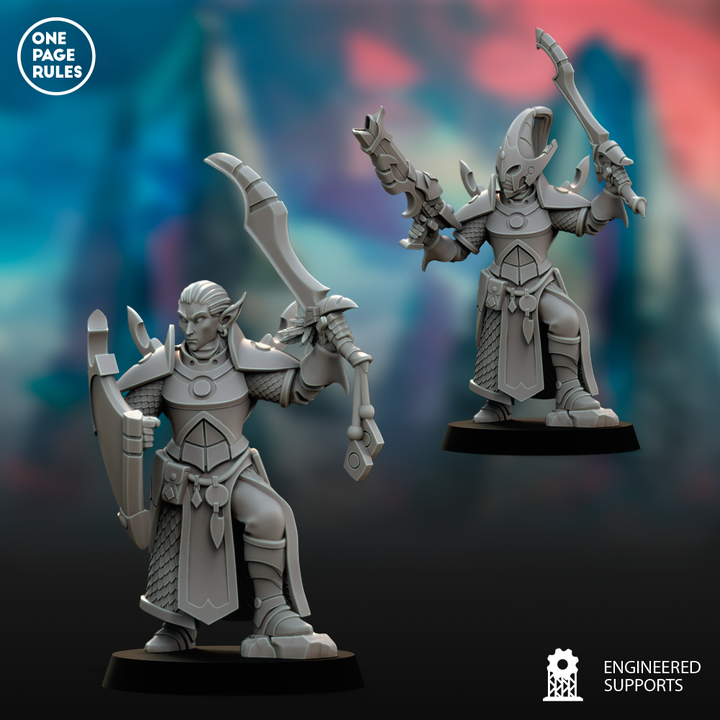 3D Printable Retributors - High Elf Fleets by One Page Rules