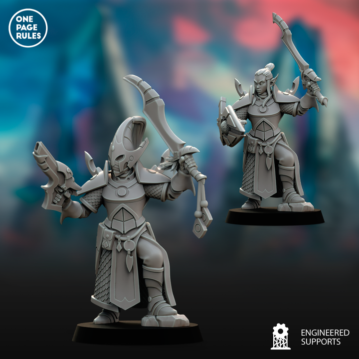 3D Printable Retributors - High Elf Fleets by One Page Rules