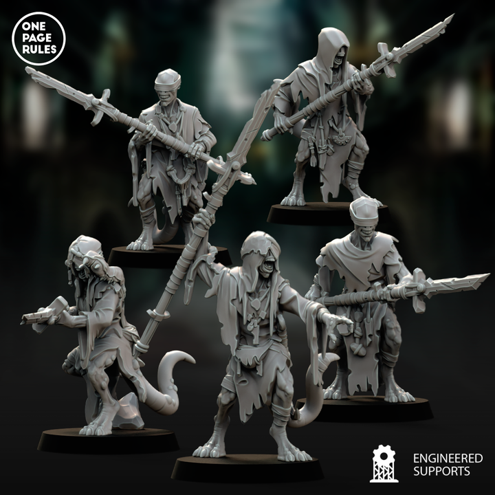 3D Printable Scourges - Shadow Stalkers by One Page Rules