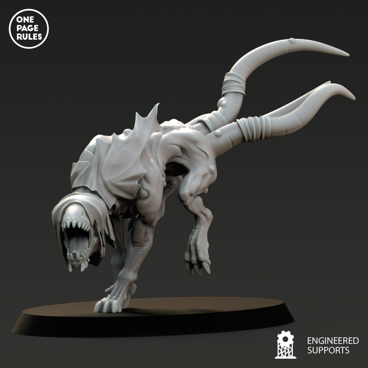 3D Printable Shadow Hounds - Shadow Stalkers by One Page Rules