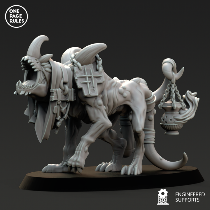 3D Printable Shadow Hounds - Shadow Stalkers by One Page Rules