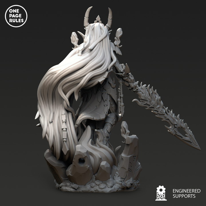 3D Printable Elemental Avatar - High Elf Fleets by One Page Rules