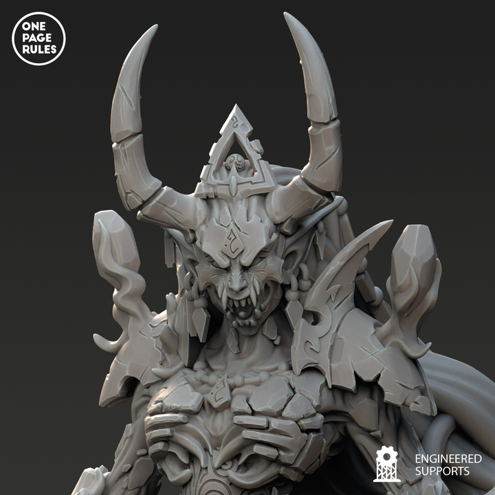 3D Printable Elemental Avatar - High Elf Fleets by One Page Rules