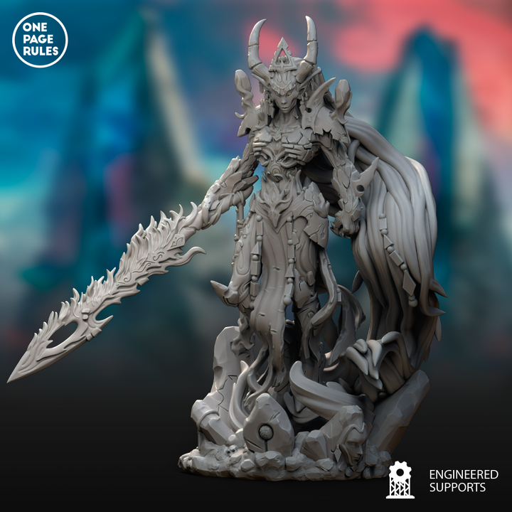3D Printable Elemental Avatar - High Elf Fleets by One Page Rules
