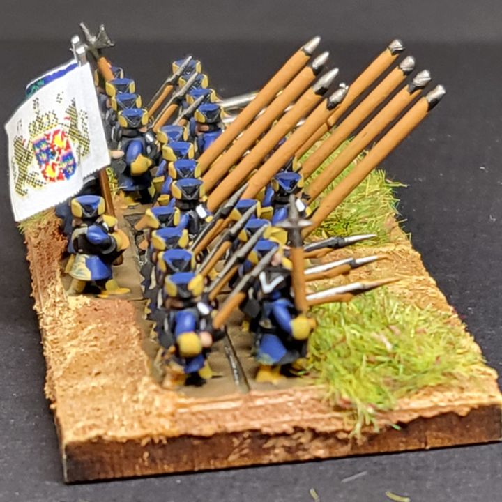 3D Printable 6mm GNW Infantry with karpus advancing by CARLOS AMADOR