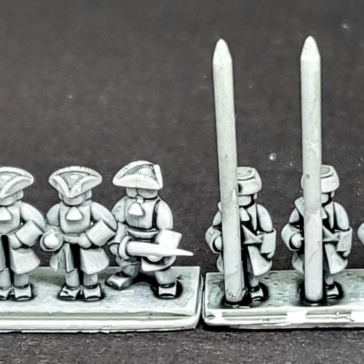 3D Printable 6mm GNW Infantry with karpus at ease by CARLOS AMADOR
