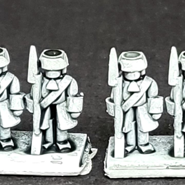 3D Printable 6mm GNW Infantry with karpus order arms by CARLOS AMADOR