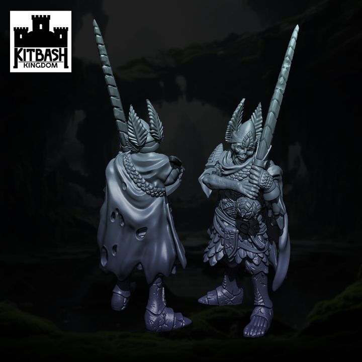 3D Printable Ruins Of The Blighted Dead - Medium - V2 by kitbash kingdom