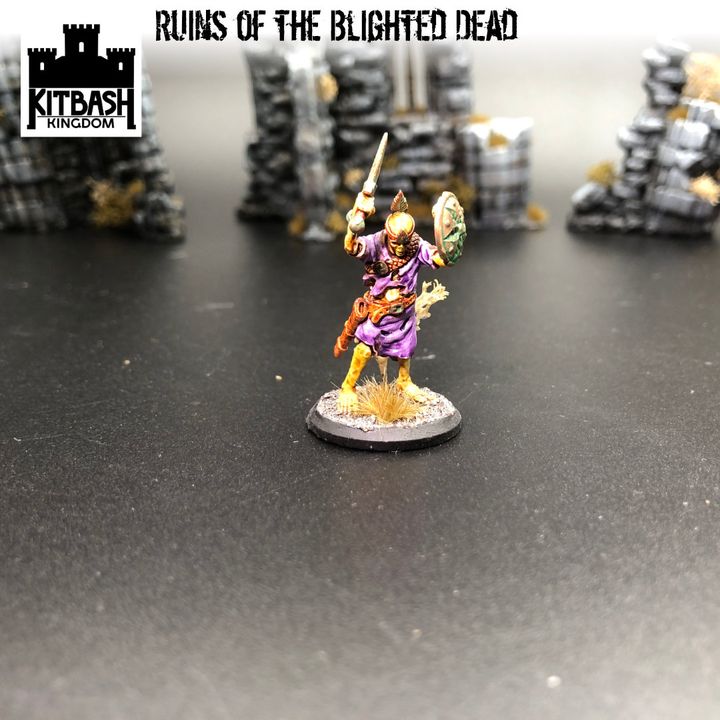 3D Printable Ruins Of The Blighted Dead - Small - V3 by kitbash kingdom