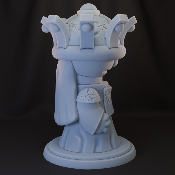 3D Printable Chess Piece Queen woman by The Cackling Kobold Company