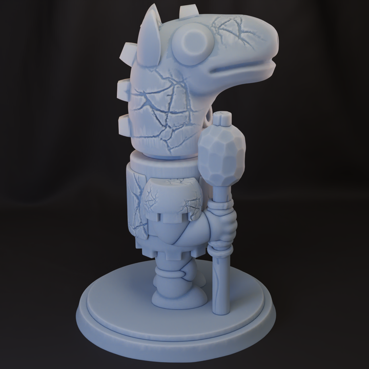 3D Printable Chess Piece set by The Cackling Kobold Company