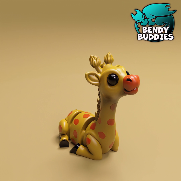 3D Printable Giraffel / Cute Giraffe Articulated / Print-in-Place ...
