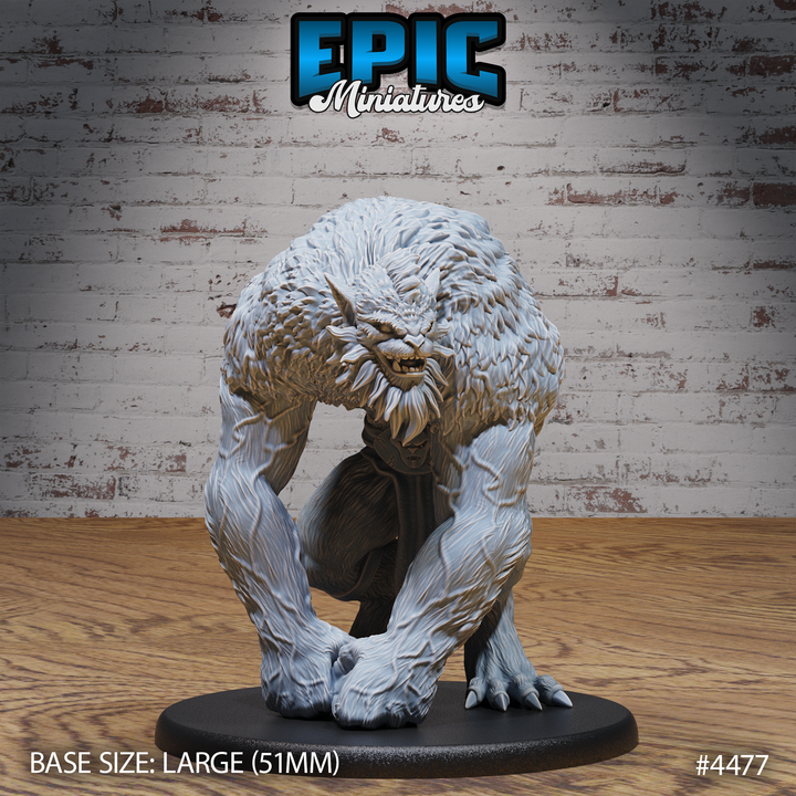 3D Printable Quaggoth Set / Evil Deep Bear / Tall Humanoid Creature ...