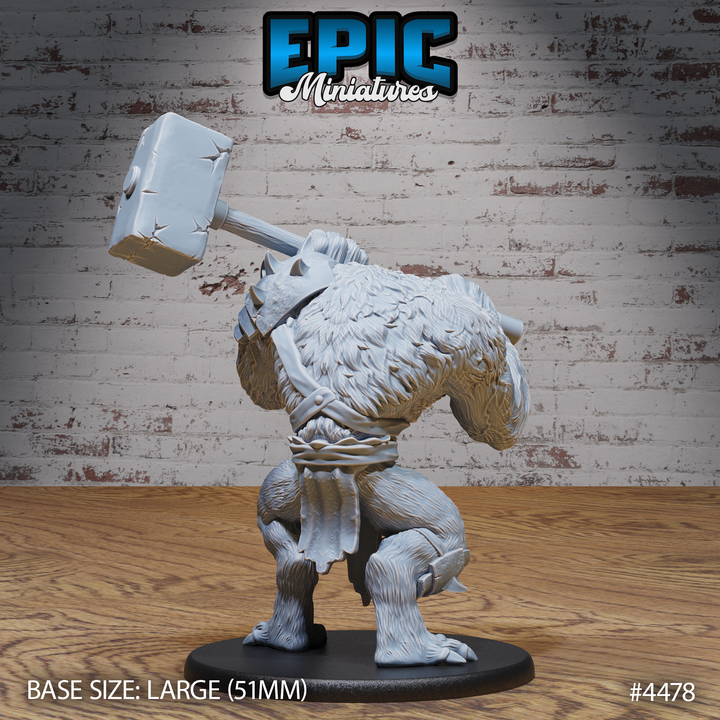 3D Printable Quaggoth Set / Evil Deep Bear / Tall Humanoid Creature ...