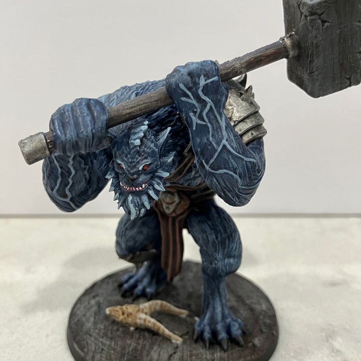 3D Print of Quaggoth Set / Evil Deep Bear / Tall Humanoid Creature ...