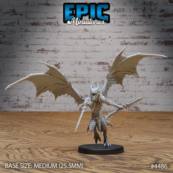 3D Printable Draconic Demon Brass Set / Winged Fire Lord / Beast ...