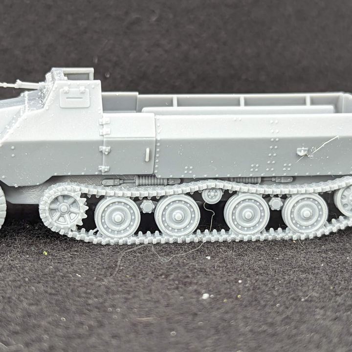 3D Printable Type 1 Ho-Ha Half-track (Japan, WW2) by Wargame3d