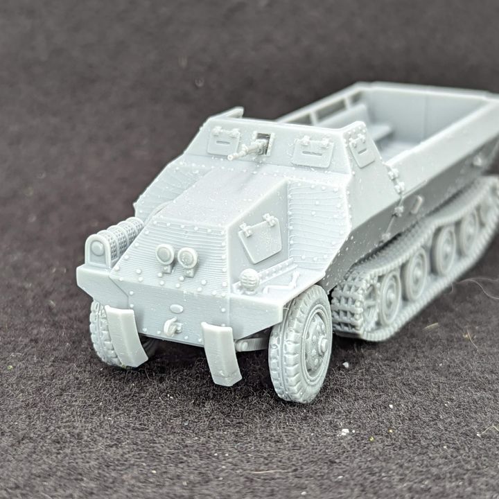3D Printable Type 1 Ho-Ha Half-track (Japan, WW2) by Wargame3d