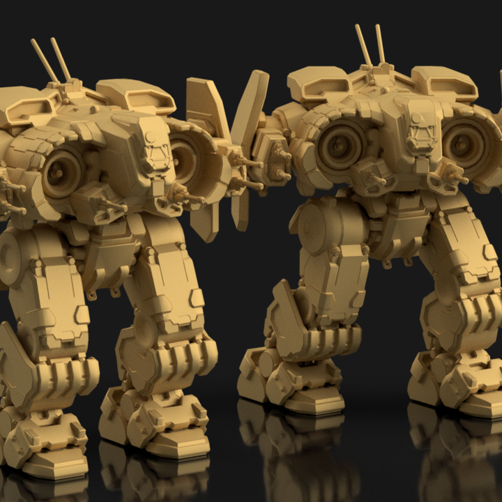 3D Printable Fafnir FNR-J - Juggernaut for Battletech by Matt Mason