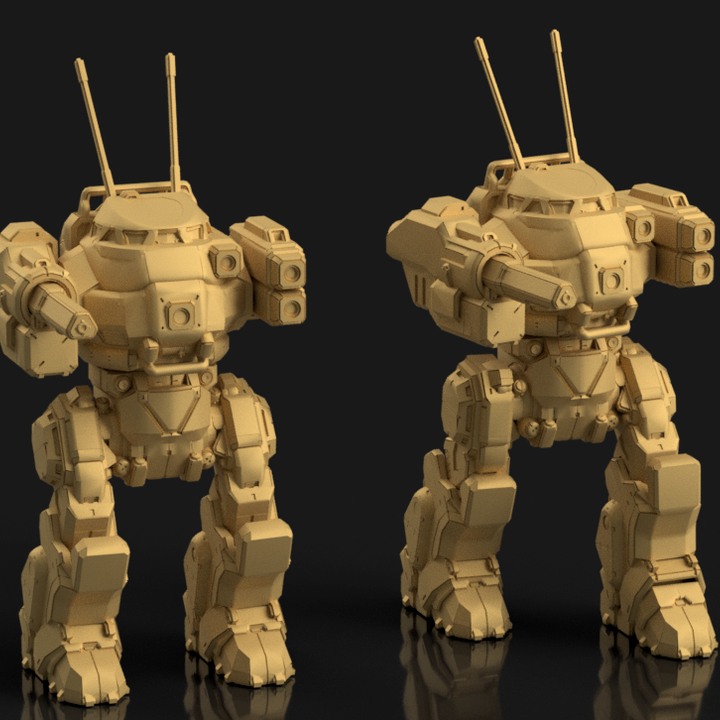 3D Printable UrbanMech IIC UM-IIC Abbadon for Battletech by Matt Mason