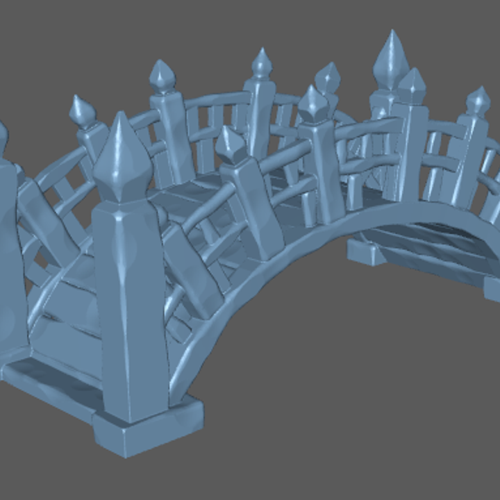 3D Printable Japanese Bridge by ZBB EditionS