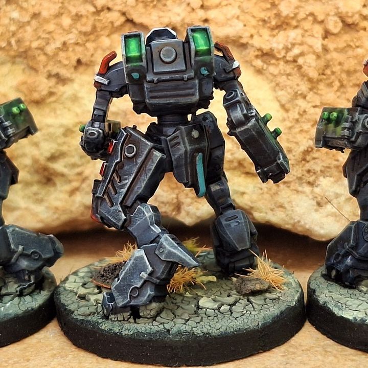 3D Printable Iron Gears - Complete Set B (Modular) by BlueWyvern