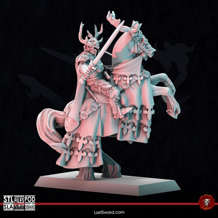 3D Printable Green Knight by LastSword Miniatures