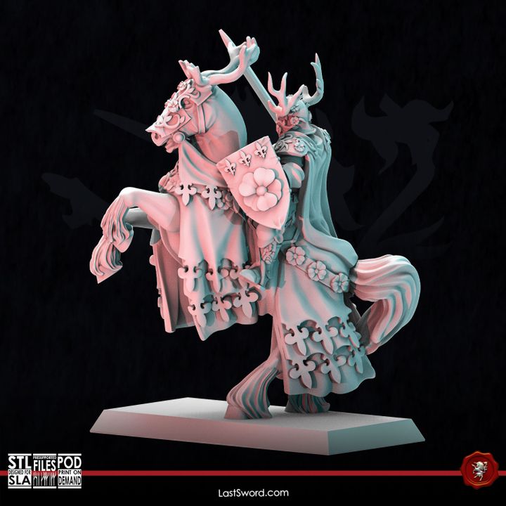 3D Printable Green Knight by LastSword Miniatures