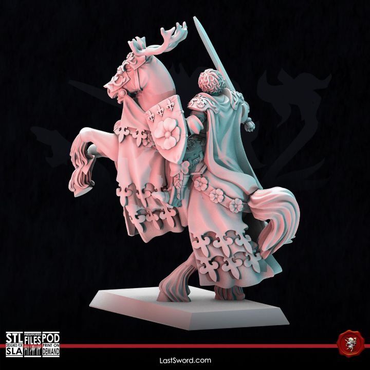 3D Printable Green Knight by LastSword Miniatures