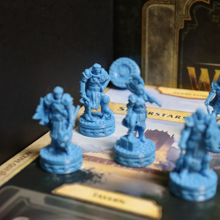 3D Print of Silverstars Agents for Lords Of Waterdeep by raptorslegacy
