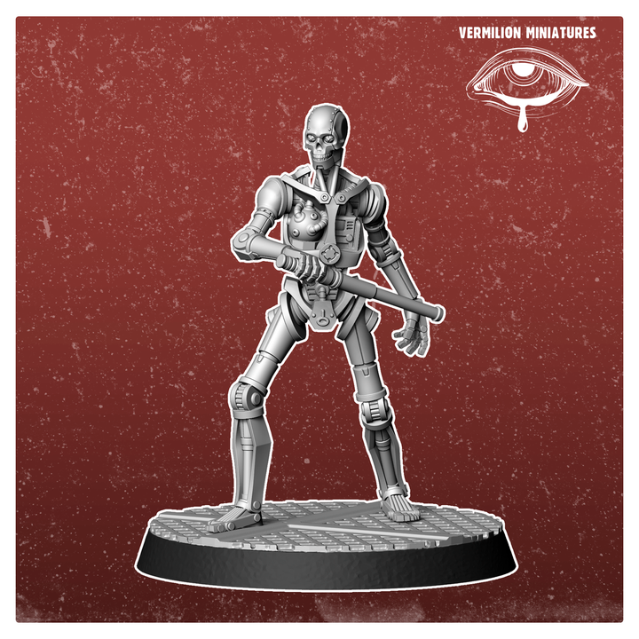 3D Printable Robot 4 by Vermilion Miniatures