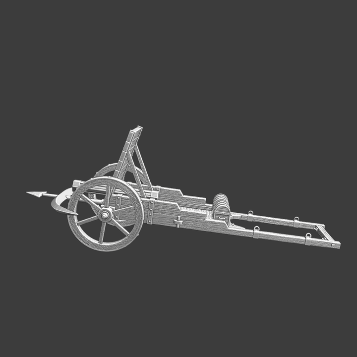 3D Printable Medieval cannon with protection by Northern Crusades ...