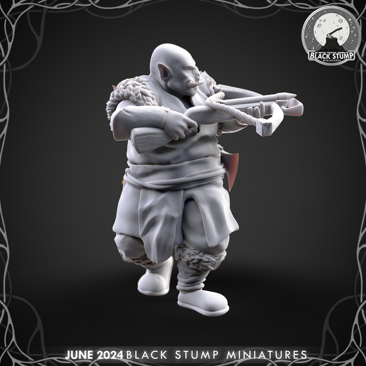 3D Printable Orc, Warrior - Crossbowman Scout Ranger + Bases + 5E Stats ...