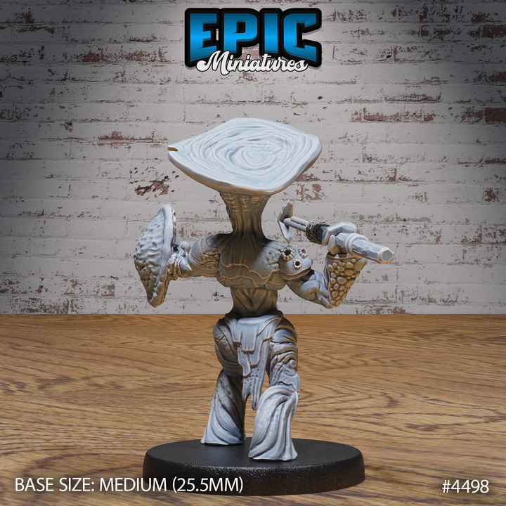 3D Printable Mushroom Folks Set / Fungus Warrior / Toadstool Beast ...