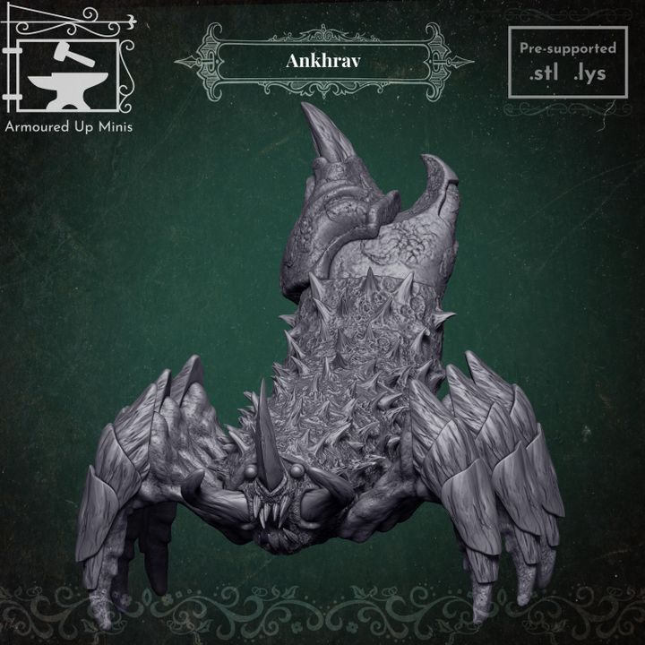3D Printable Ankhrav by Armoured Up Minis