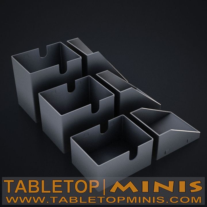 3D Printable Card Case - Card Game 64x88 by TableTopMinis