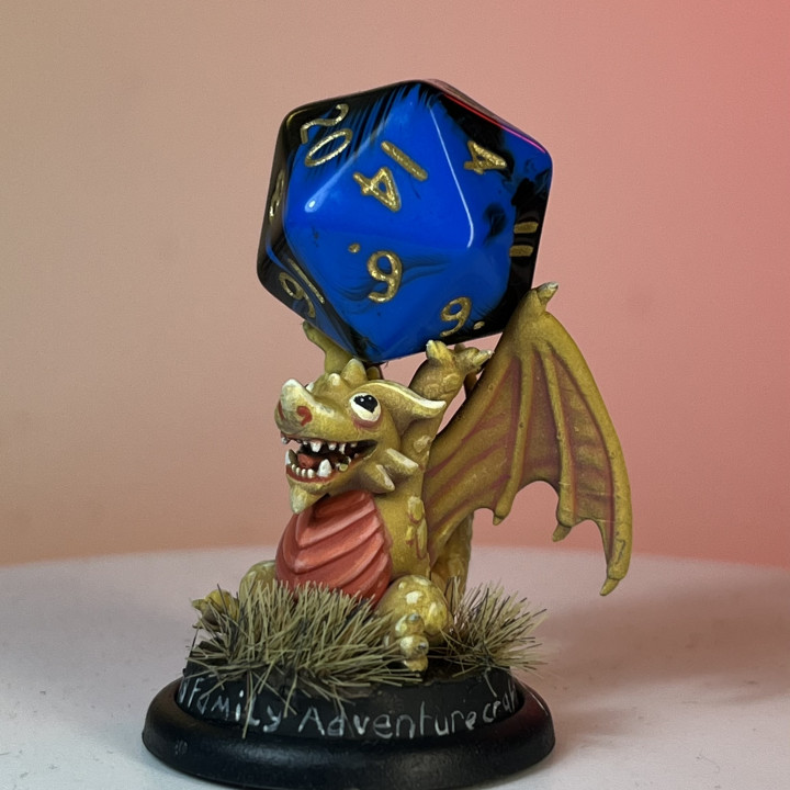 3D Print of Baby Dragon (UKGE Competition Entry 2024) by michaelentwistle