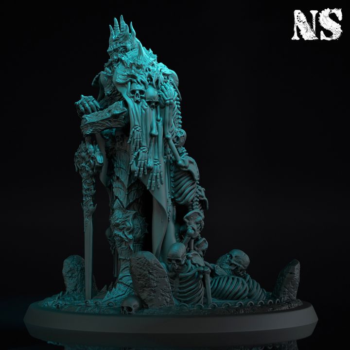 3D Printable Death knight by NS Miniatures