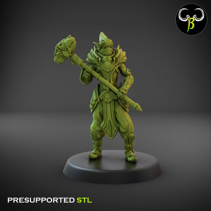 3D Printable Sand templar Hammer Squad by ClayBeastCreation