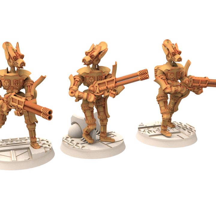 3D Printable Cinan - Anubis - Peret - Montou : Line, Battle Drone ...