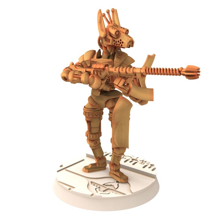 3D Printable Cinan - Anubis - Peret - Wosret : Line, Battle Drone ...