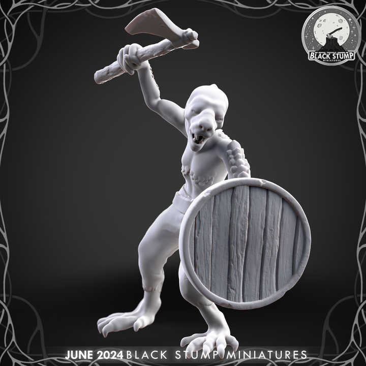 3D Printable Kobold Pack! 4 Miniatures + Bases + 5E Stats .pdf! by ...