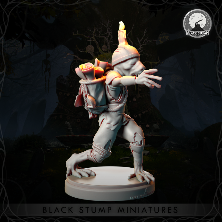 3D Printable Kobold Pack with Warren! 4 Miniatures + Environment piece ...