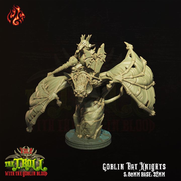 3D Printable Goblin Bat Knights by Crippled God Foundry