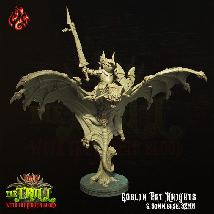 3D Printable Goblin Bat Knights by Crippled God Foundry