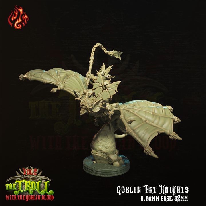 3D Printable Goblin Bat Knights by Crippled God Foundry