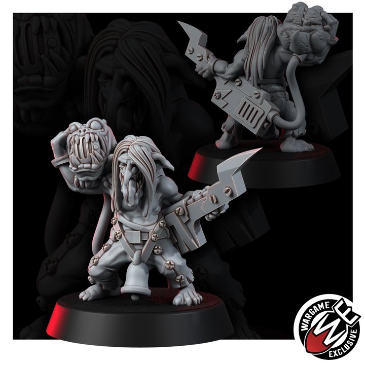 3D Printable ORK ACDC ROCK GOBS by Wargame Exclusive