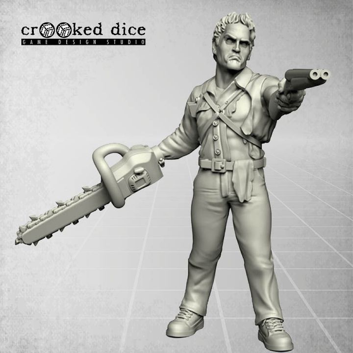 3D Printable Deadite Hunter by Karl Perrotton