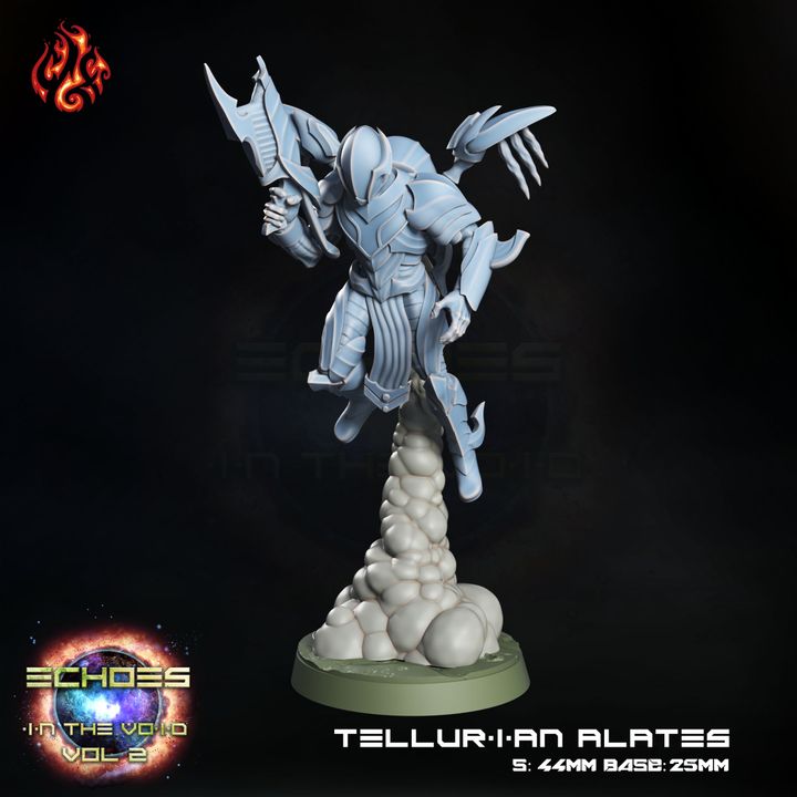 3D Printable Tellurian Alates by Crippled God Foundry